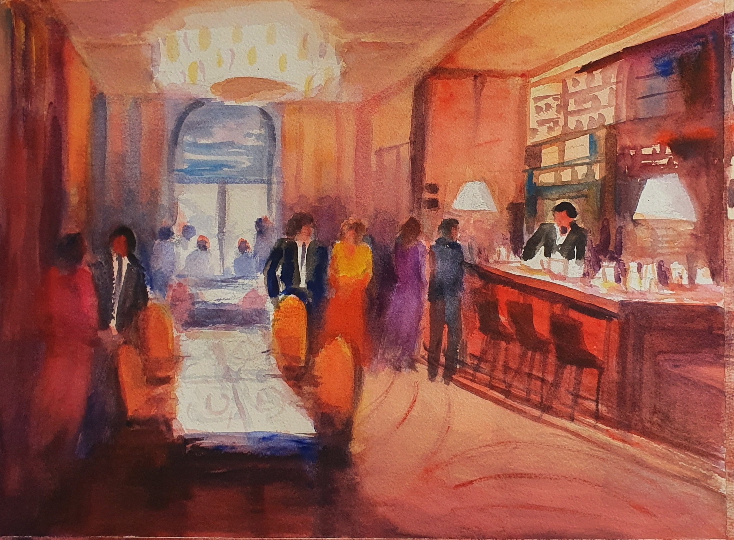 "Magic of water colours"